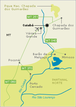 Cuiabá - Como chegar - Guia de Viagem - UOL Viagem